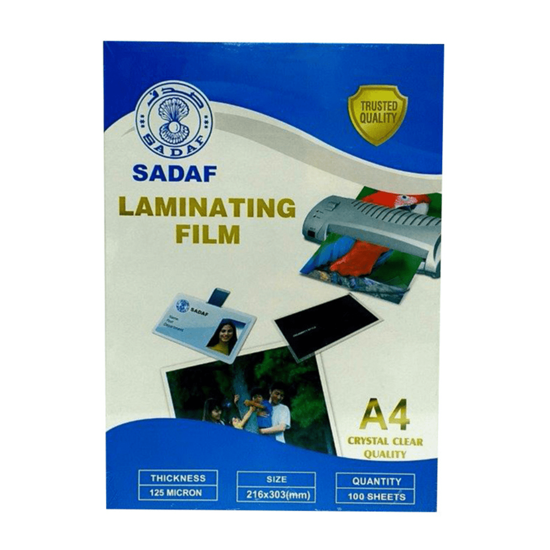 A4 Sadaf Lamination Film – Smart Stationery