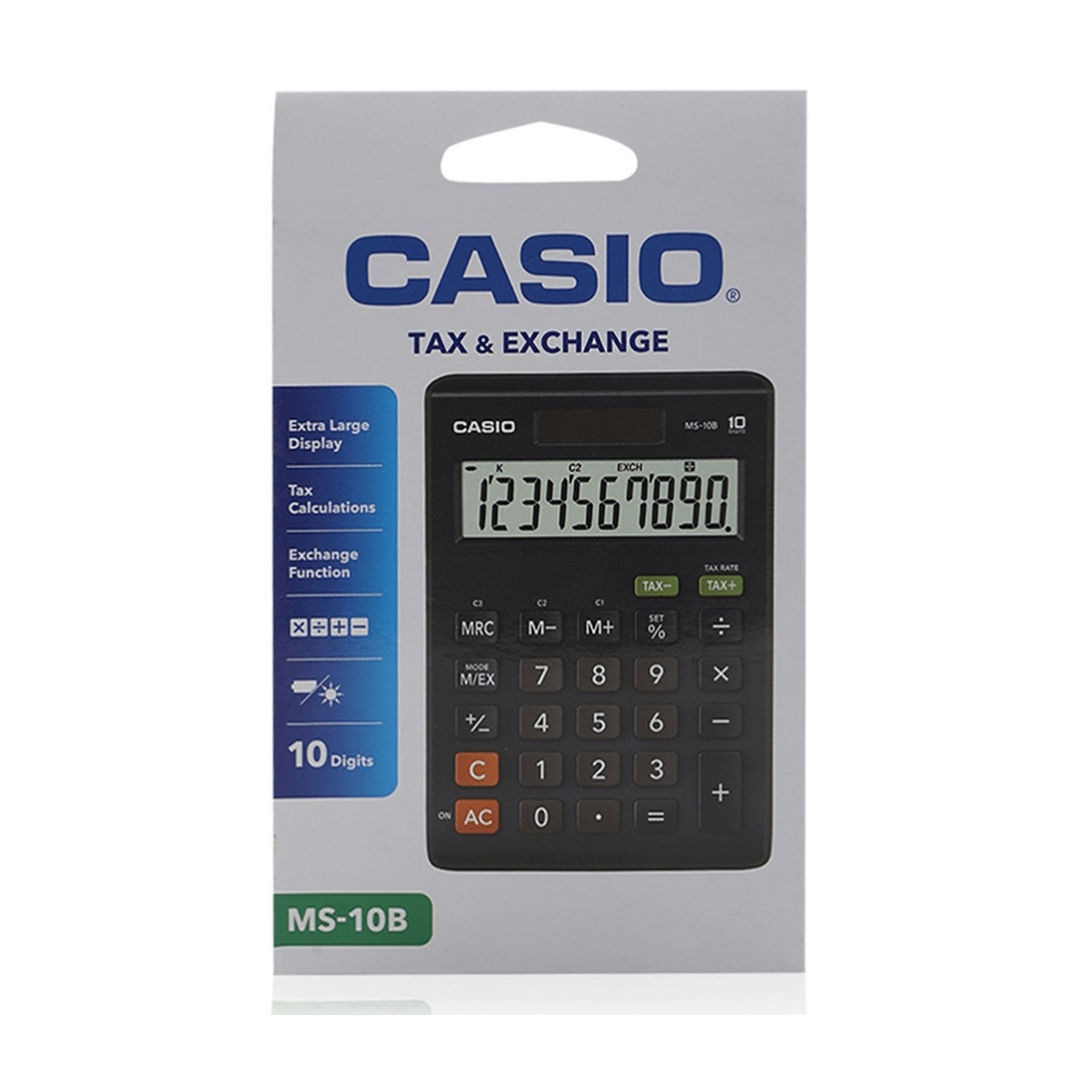 Casio MS-10B Calculator | Designed To Perform Calculations Easily – Smart Stationery